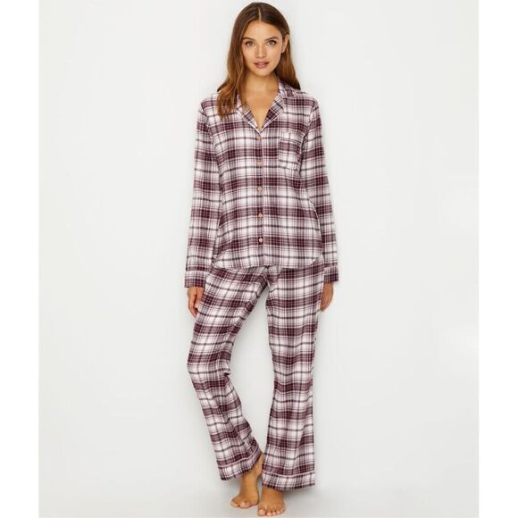 UGG | Intimates & Sleepwear | Ugg Raven Flannel Pajama Setsize Medium ...